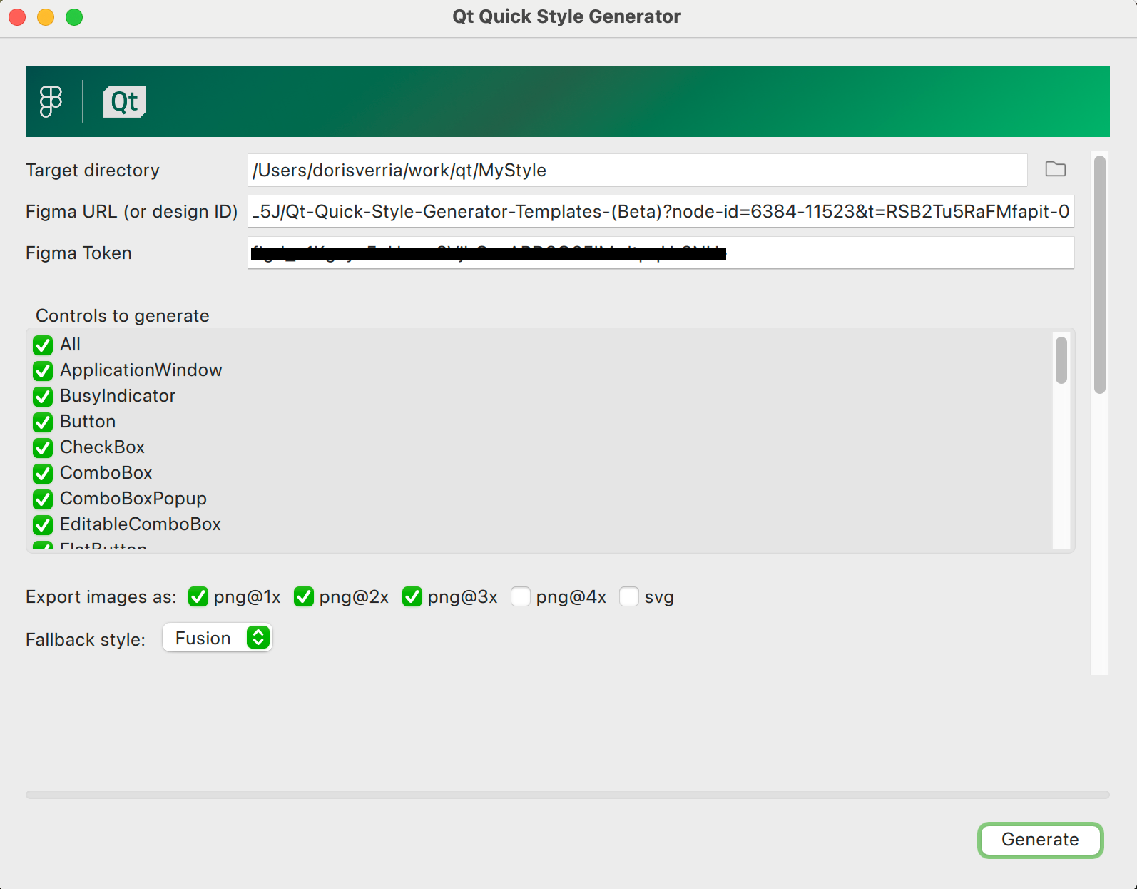 Qt Quick Style Generator: Automating Qt Quick Styling with Figma